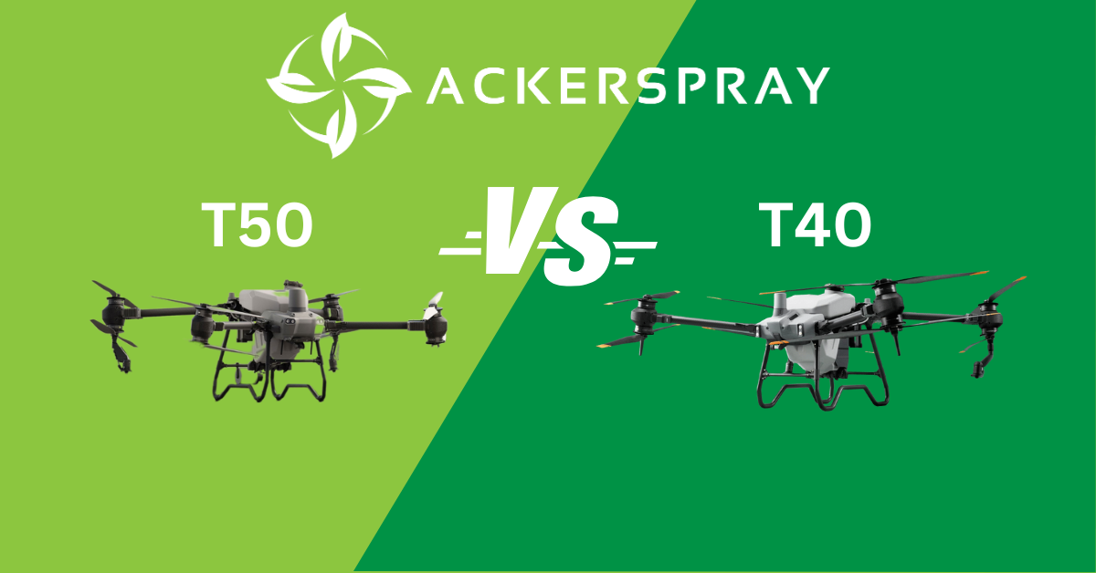 Agras T50 Vs Agras T40 Dji Agriculture Drone Comparison